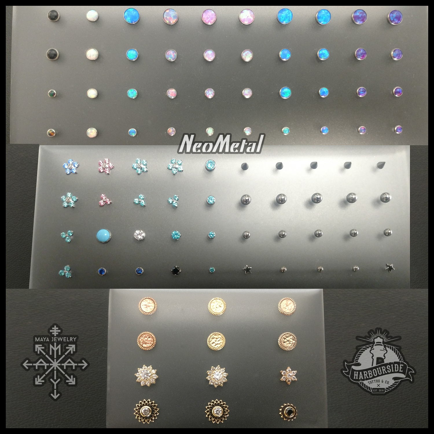 Our Threadless Ends Selection by Neometal and Maya! – Russ Foxx